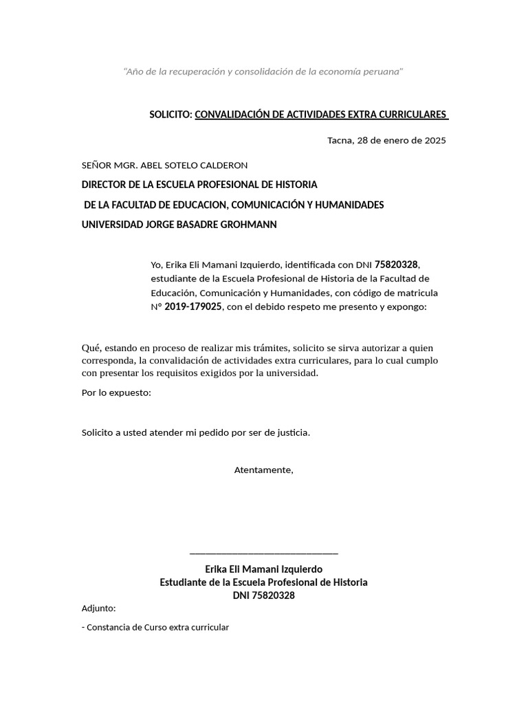 CONVALIDACIÓN | PDF