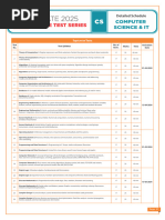 GATE CSE 2026 Test Series Schedule | PDF | Discrete Mathematics | Databases