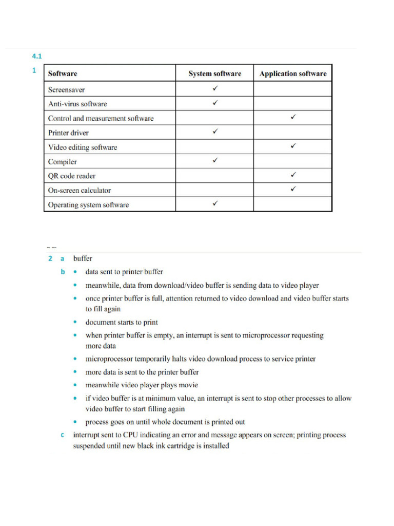 unit 4 software solved Exerxise questions | PDF