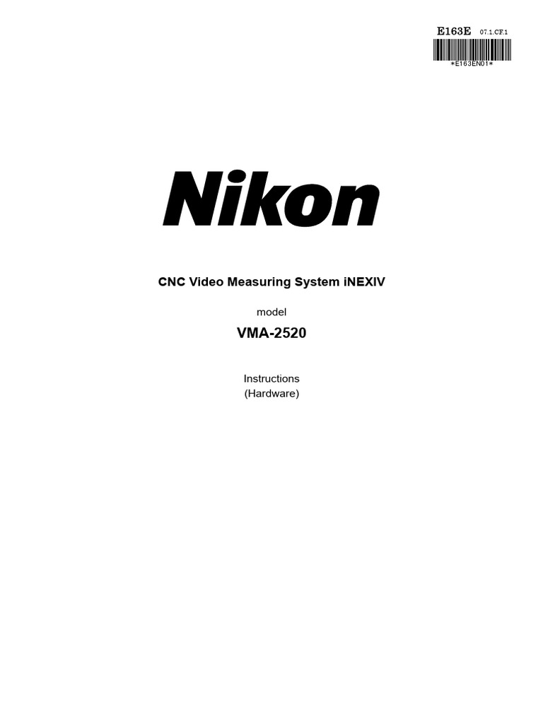 NIKON Nikon - VMA-2520 - Manual | PDF | Nut (Hardware) | Humidity