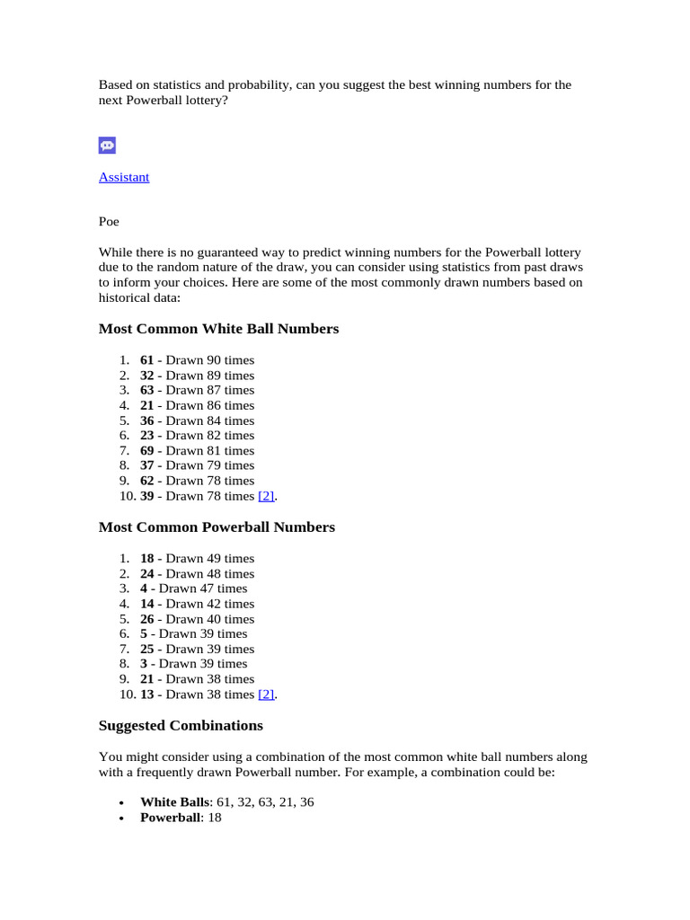 LOTTERY-Based On Statistics and Probability | PDF