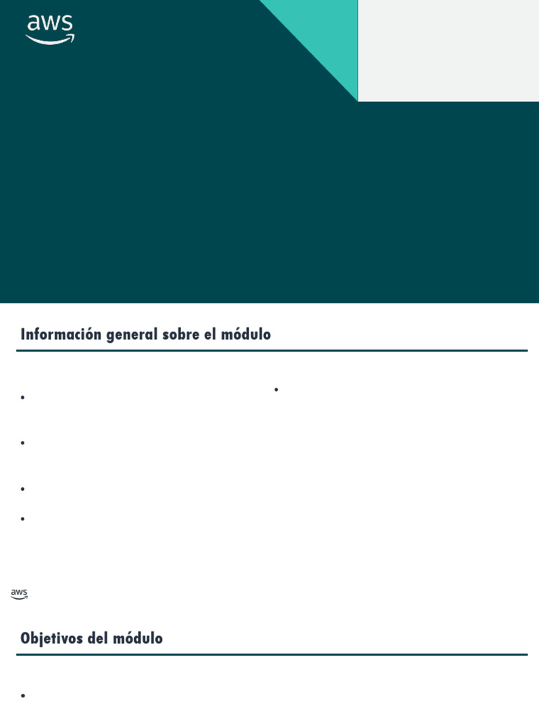AcademyCloudFoundations Module 00 | PDF | Servicios web de Amazon | Computación en la nube