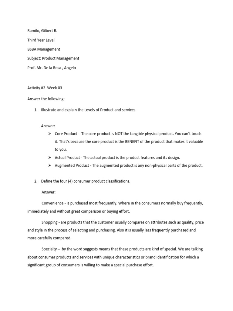 P. Management Answer m2 PDF | PDF | Brand | Product (Business)
