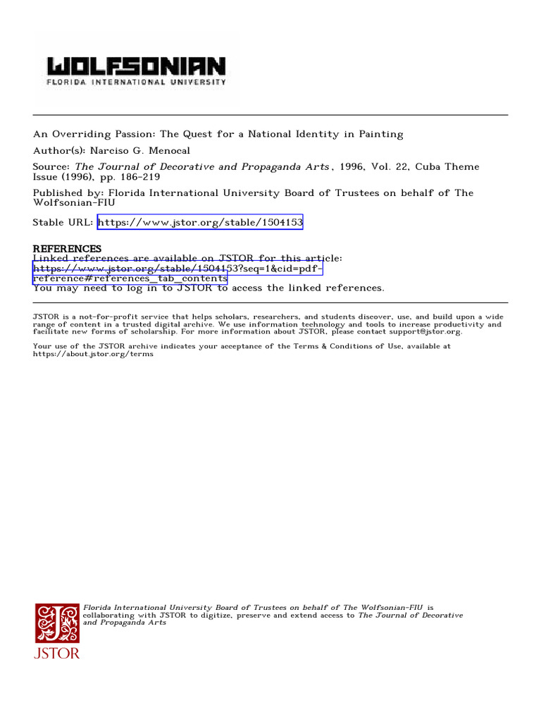 National Identity in Cuban Painting | PDF | Academic Publishing ...