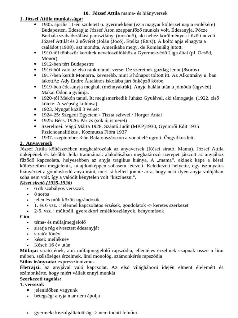 József Attila | PDF