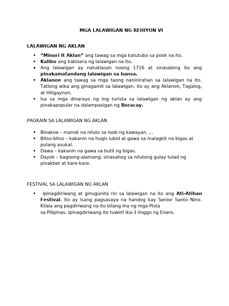 Lalawigan NG Aklan | PDF