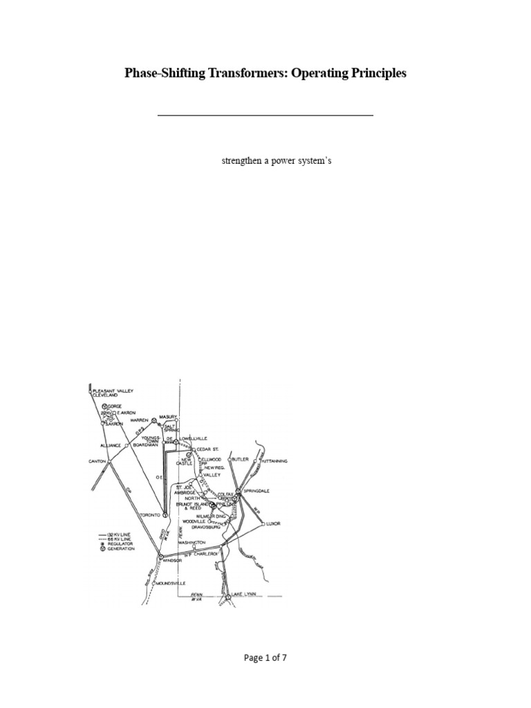 Phase-Shifting Transformers Explained | PDF | Electrical Grid | Transformer