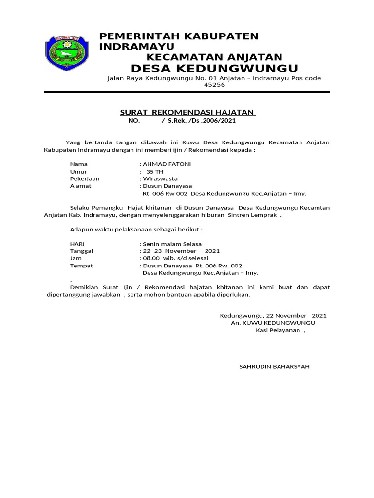 Ijin Rame Rame Atau Tempat | PDF