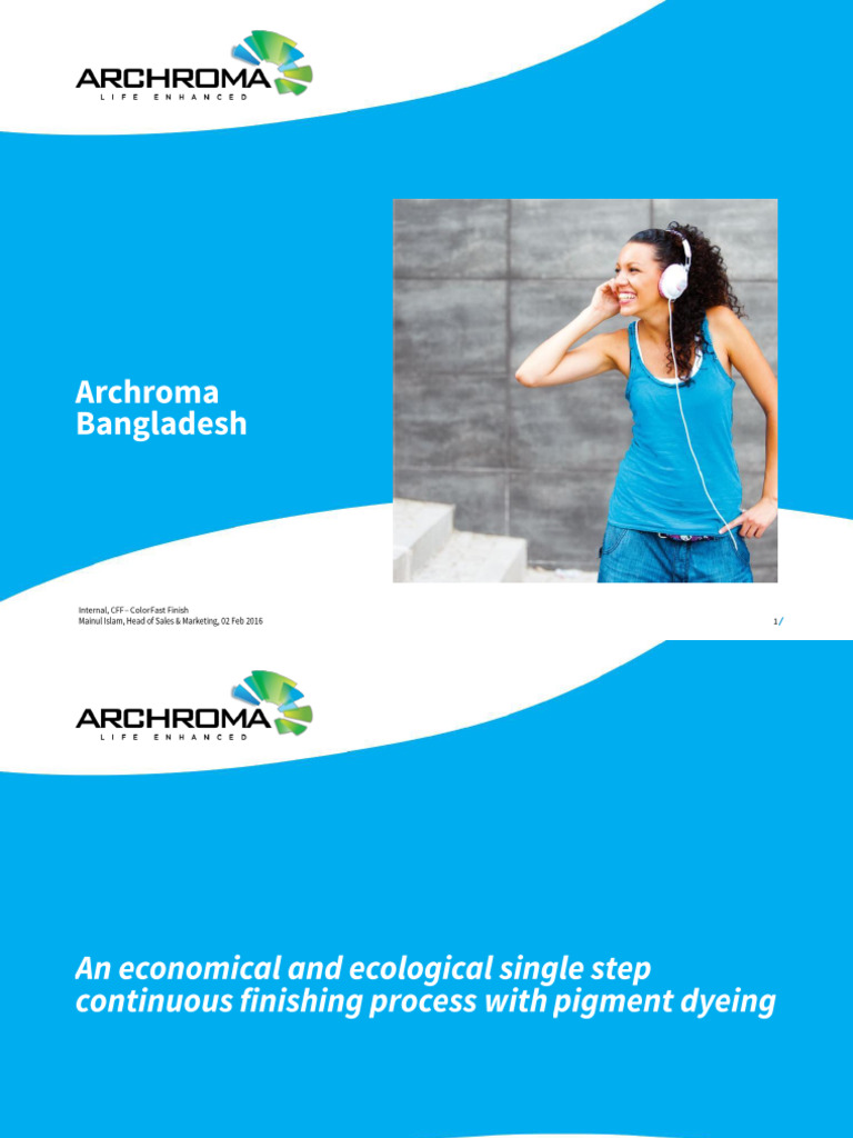 Color Fast Finish- Archroma | PDF | Textiles | Materials