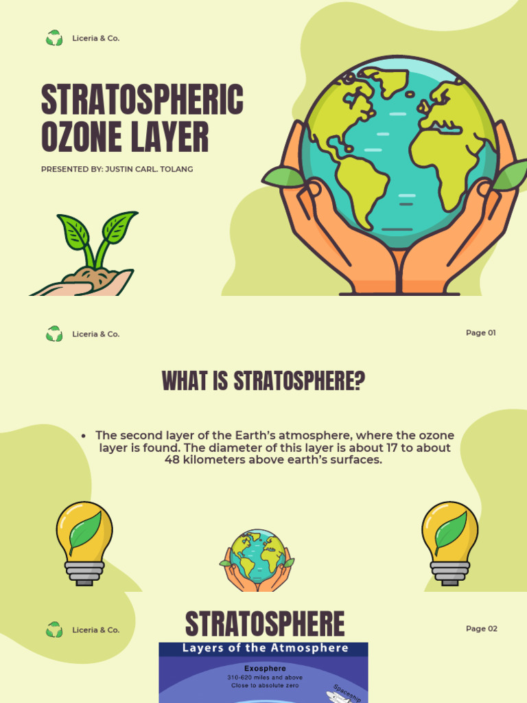 Stratospheric Ozone Layer | PDF