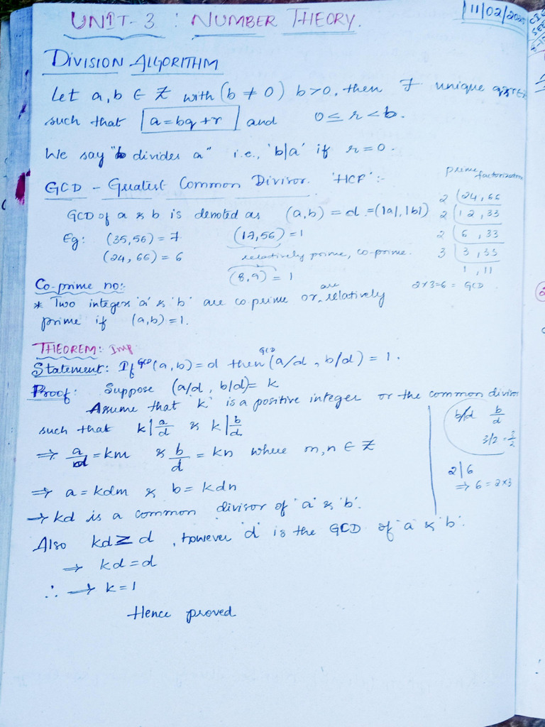 Unit2 and Unit 3 Maths | PDF