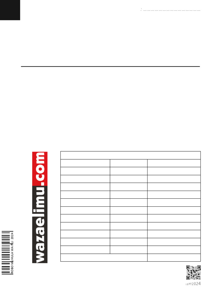 Kisw F1 Sept Mid Term 2024 | PDF