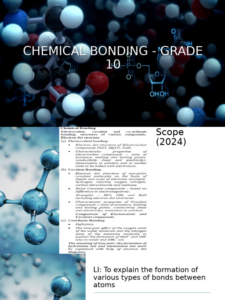 16e0cb02 6d4f 4ba9 b12f 039787a03ad2_1. Chemical Bonding Grade 10 | PDF