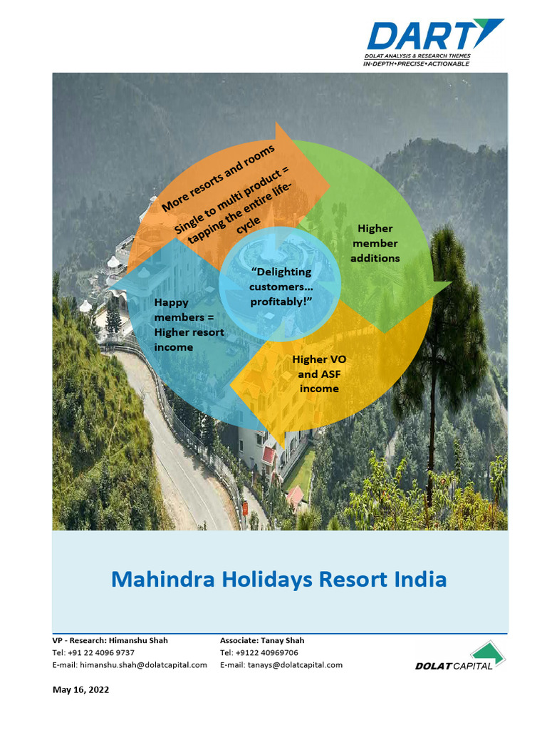 Mahindra Holidays and Resorts India - Dolat | PDF | Valuation (Finance ...