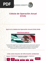Guía para la Cédula de Operación Anual | PDF | Contaminación ...
