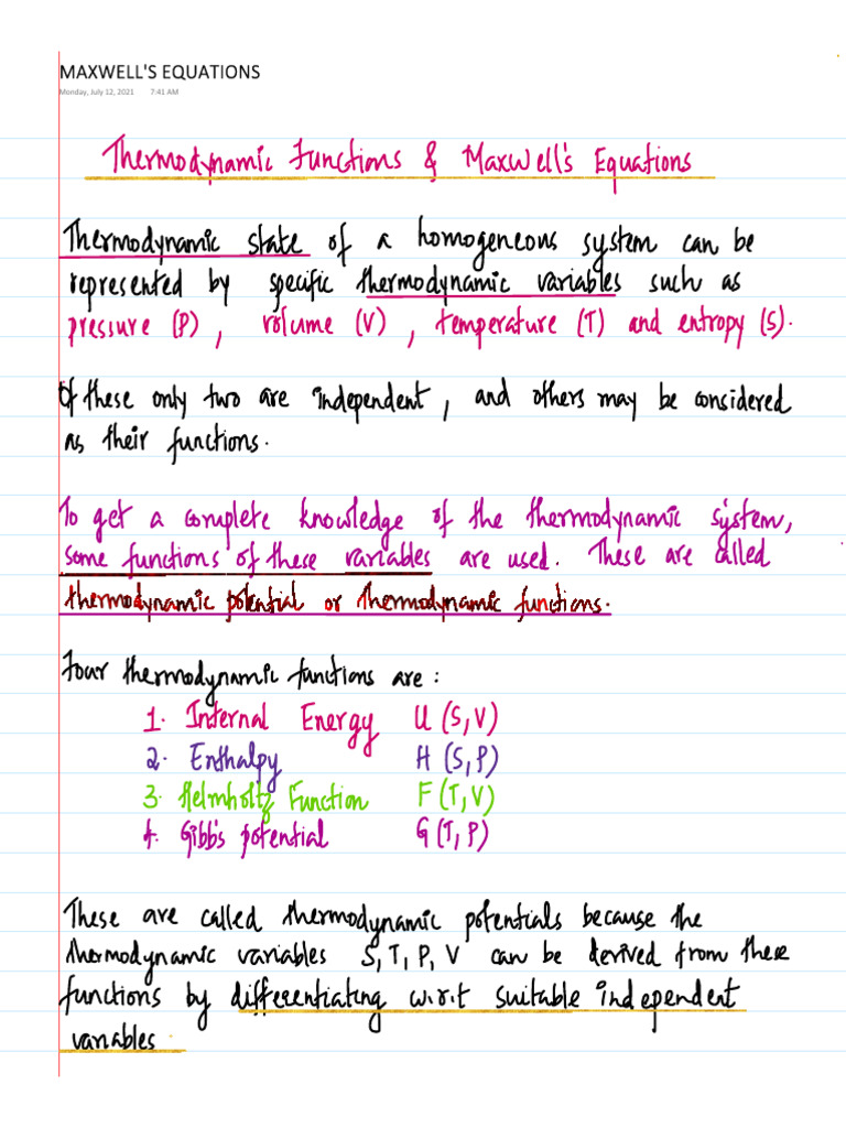Maxwell's Equations - Part 1 | PDF