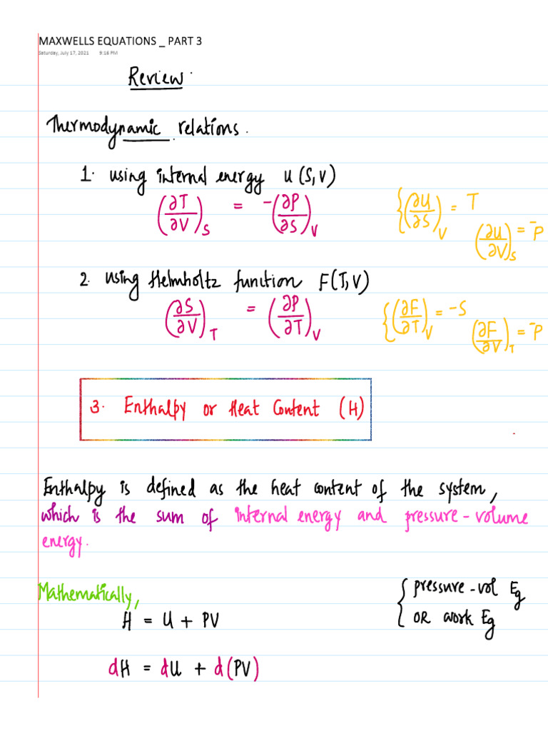 Maxwell's Equations - Part 3 | PDF