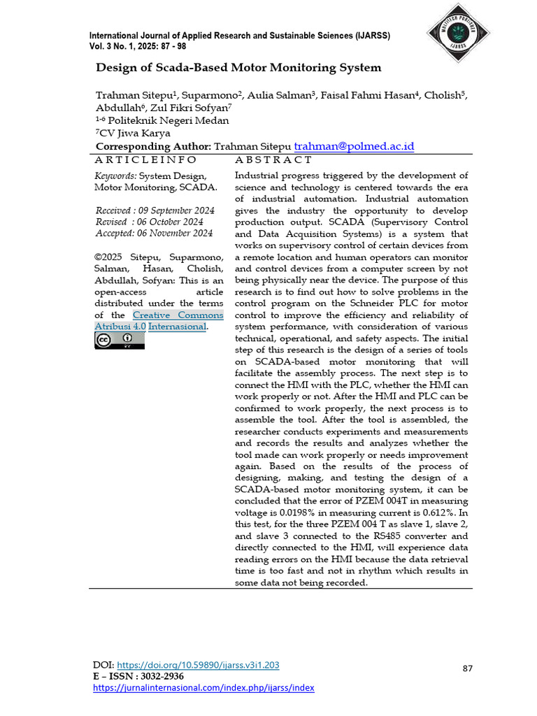 Ijarss 090 | PDF | Programmable Logic Controller | Scada