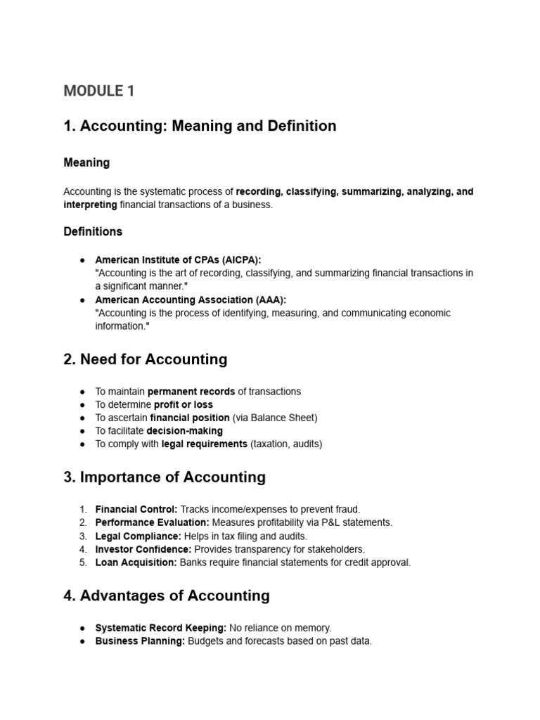 Fundamentals of Accounting Explained | PDF | Negotiable Instrument ...