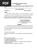 Andhra Pradesh Land Ownership Rules 2022 | PDF | Government | Common Law