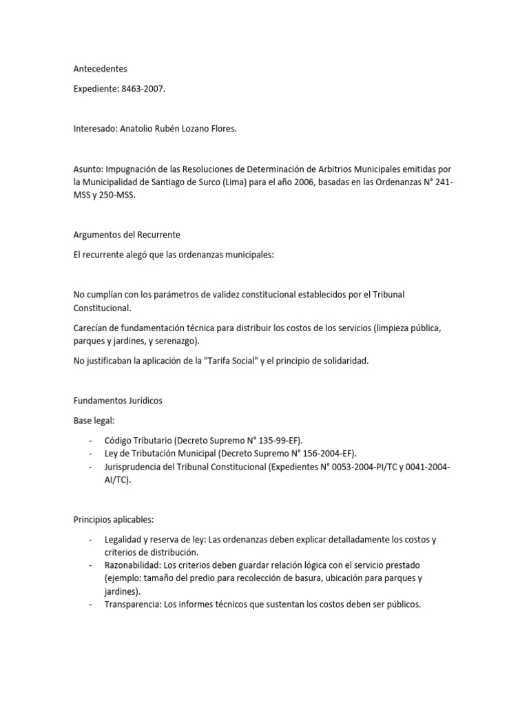 Fundamento de Sentencia | PDF | Precedente | Justicia