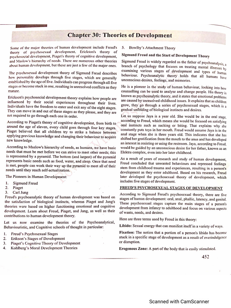 Theories of Human Development | PDF