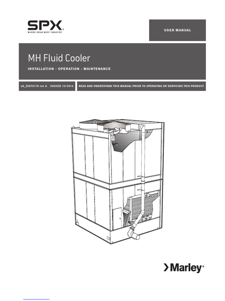 MH Fluid Cooler | PDF | Pipe (Fluid Conveyance) | Mechanical Engineering