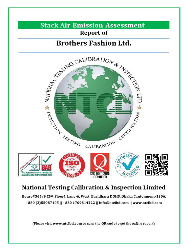 Stack Air Emission Assessment | PDF | N Ox | Particulates