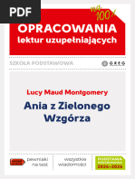 Ania Z Zielonego Wzgórza - Streszczenie Krótkie - Lucy Maud Montgomery - Bryk - PL | PDF