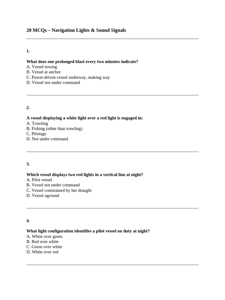 New Colreg Semi Finals | PDF | Shipping | Watercraft