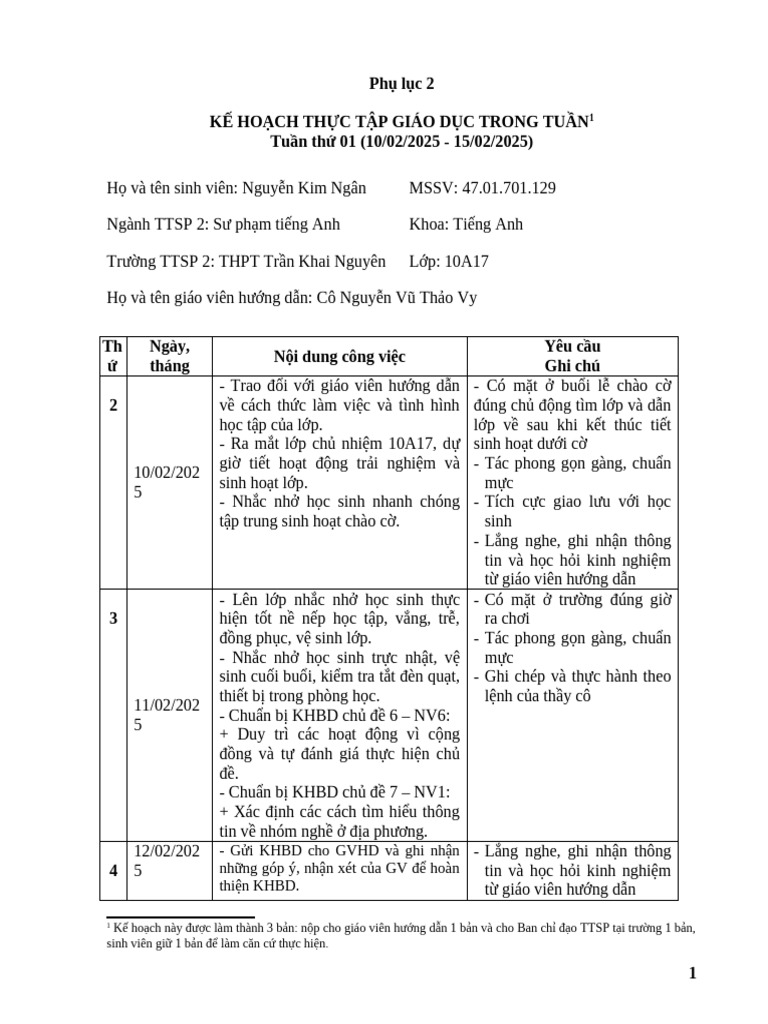 Pl2 Khttgiaoduc Tuan | PDF
