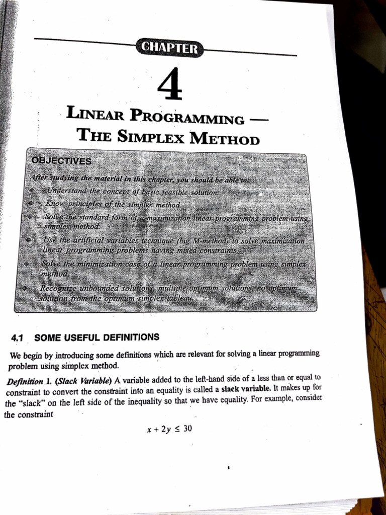 LPP ch-4 business maths | PDF