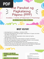 PANUKAT NG PAGKATAONG PILIPINO (PPP) Written Report | PDF | Psychology ...