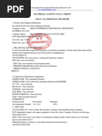PAC Powder Safety Data Sheet | PDF | Water | Sodium Carbonate