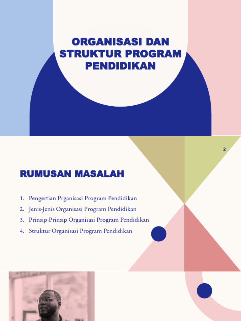 Organisasi Dan Struktur Program Pendidikan - Kel 3 | PDF