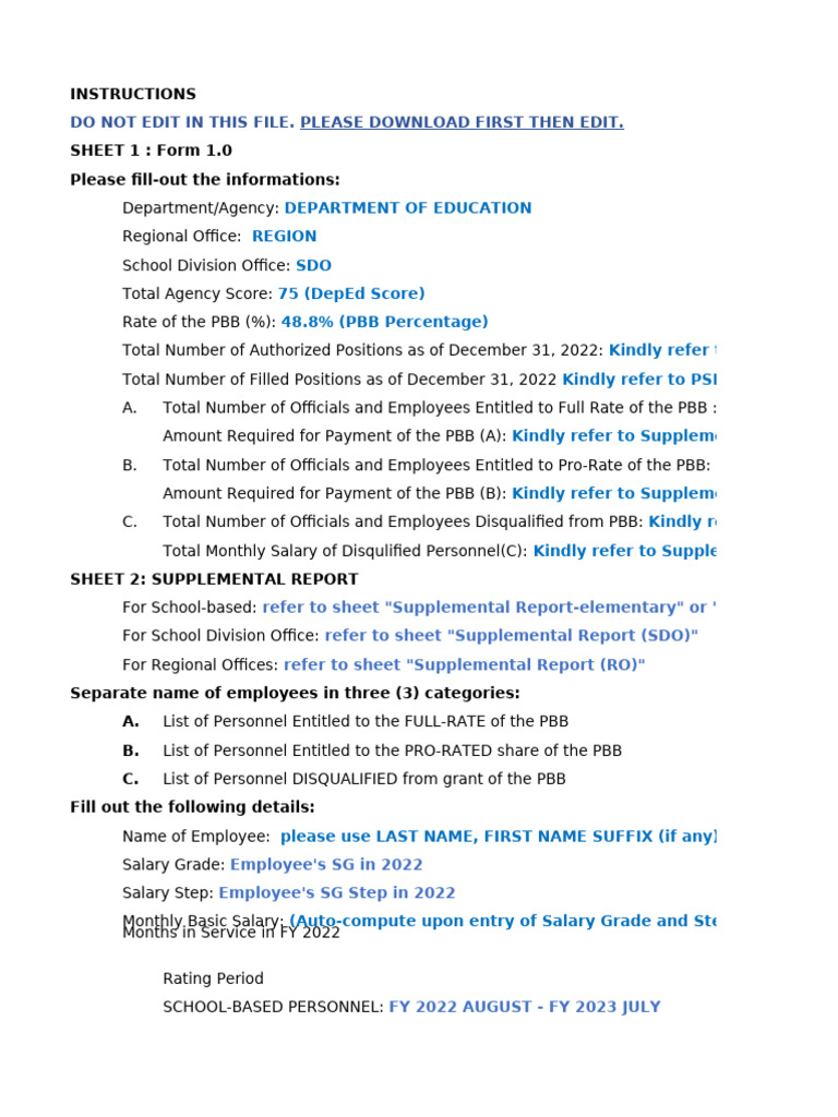 Santa Catalina Es - New 2023 PBB Form 1.0 | PDF