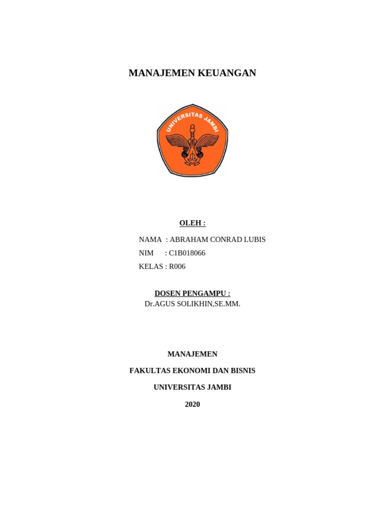 Abraham Conrad Lubis (c1b018066) - r006 | PDF