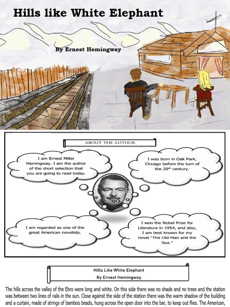 Hills Like Elephant by Ernest Hemingway Short Story Analysis | PDF