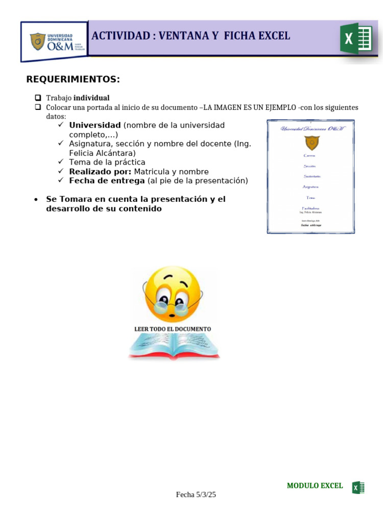 Actividad Ventana y Fichas Excel Me | PDF | Microsoft Excel | Ingeniería de software
