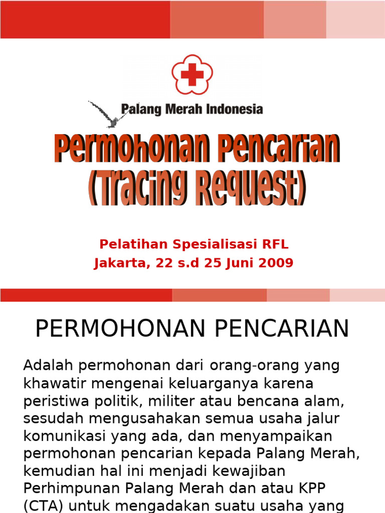 Tracing Request | PDF