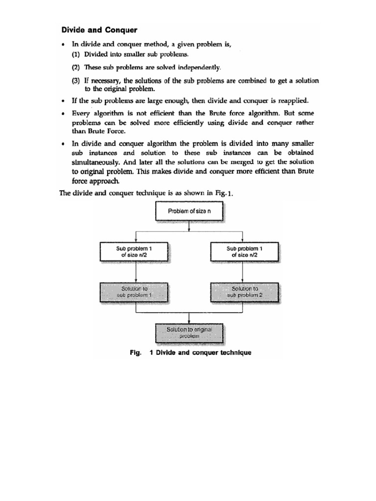 Divide and Conquer | PDF