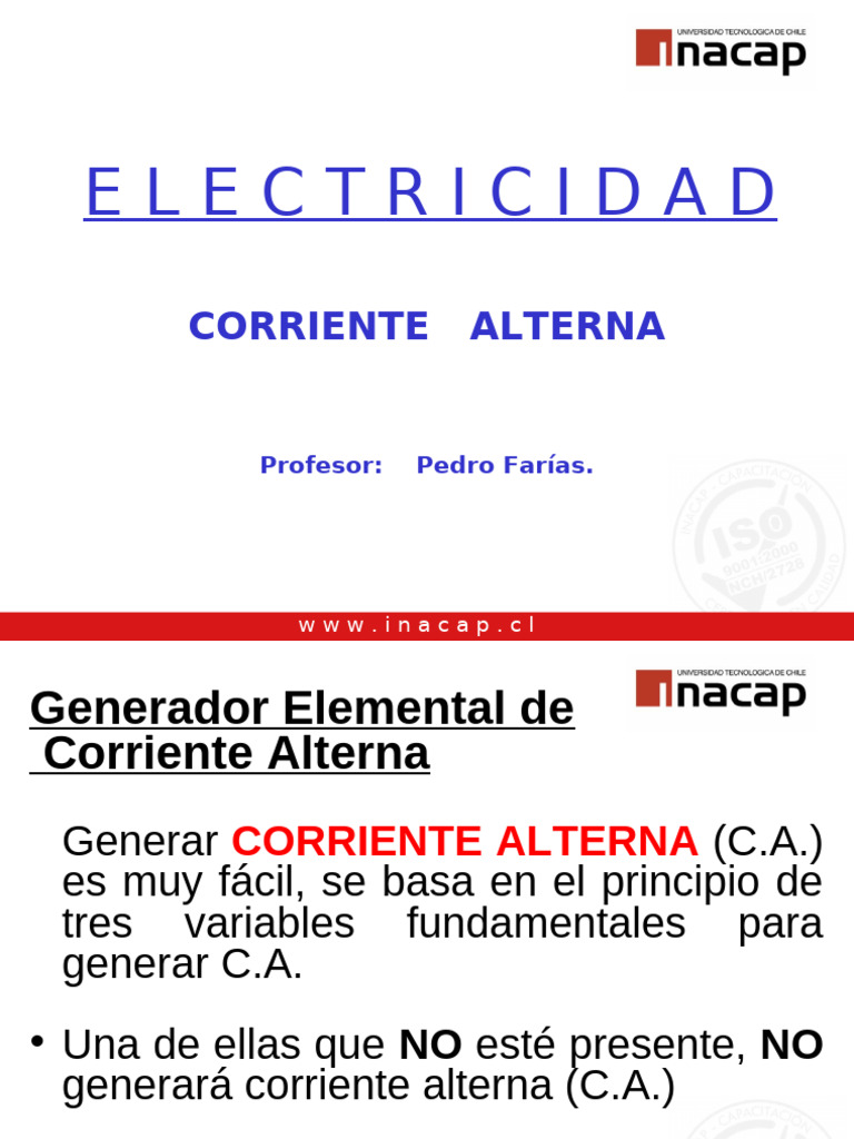Corriente Alterna | PDF | Corriente alterna | Corriente eléctrica