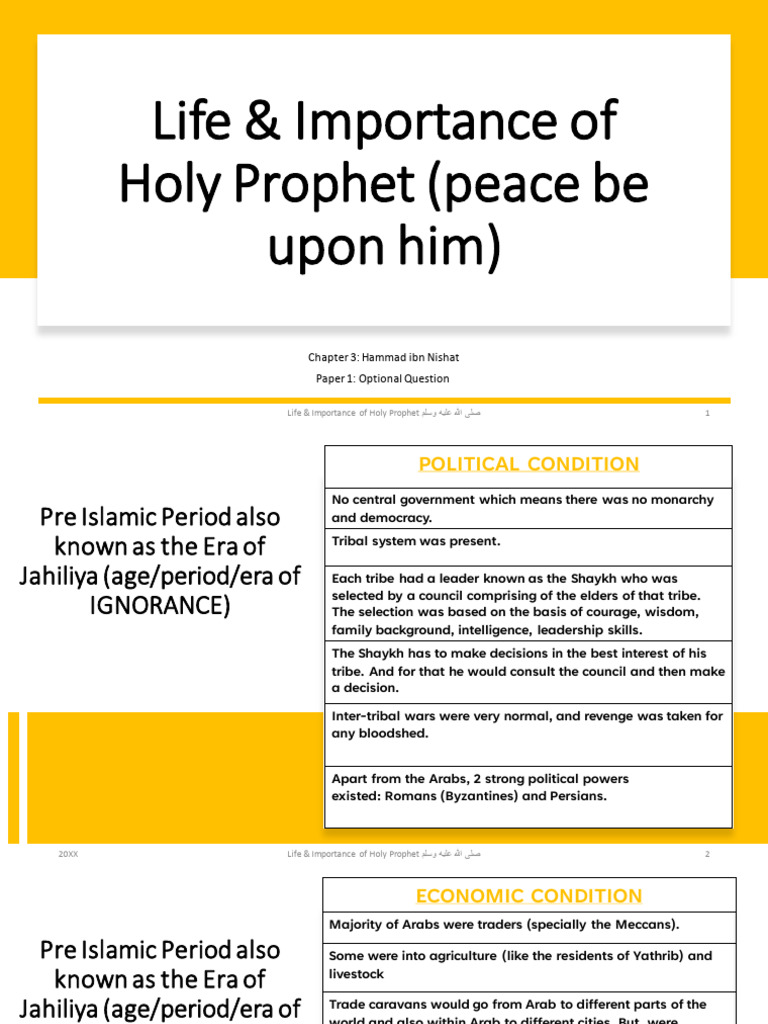 Prophets Life Meccan Era | PDF | Muhammad | Prophets And Messengers In ...