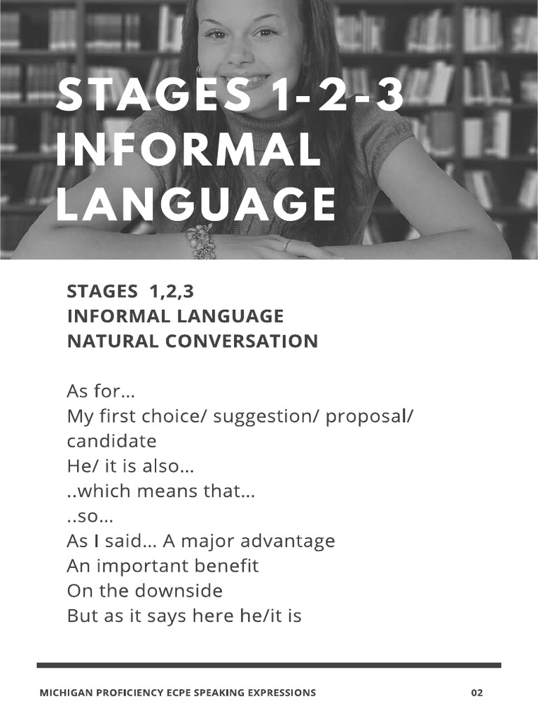 Ecpe Speaking Expressions | PDF