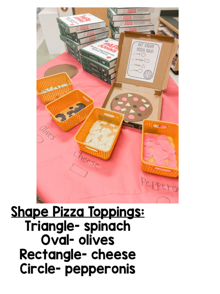 Fun Shape Pizza Toppings Activity | PDF