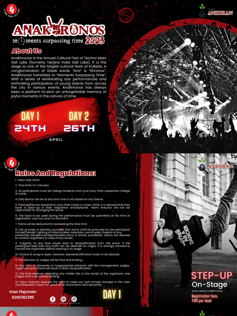 Anakhronos 2023 Brochure | PDF