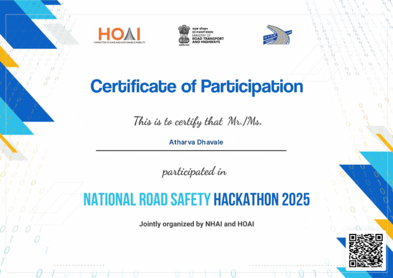 Road Safety Hackathon | PDF