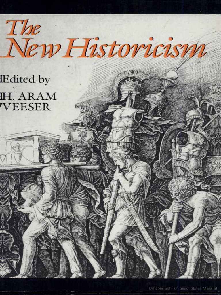 Harold Aram Veeser the New Historicism | PDF