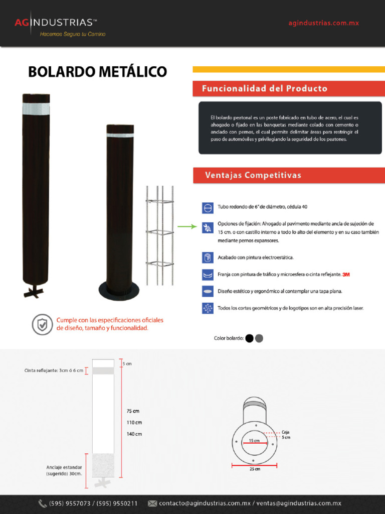Bolardo Metalico | PDF