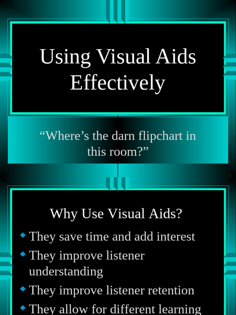 Using Visual Aids Effectively | PDF | Typefaces | Microsoft Power Point